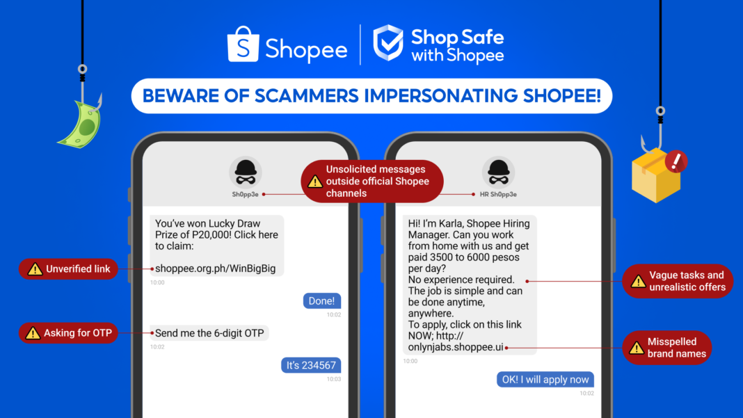 Shopee Warns Public Against Rising Task and Prize Scams ...